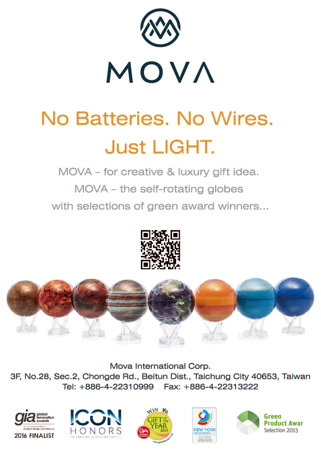MOVA INTERNATIONAL CORP.